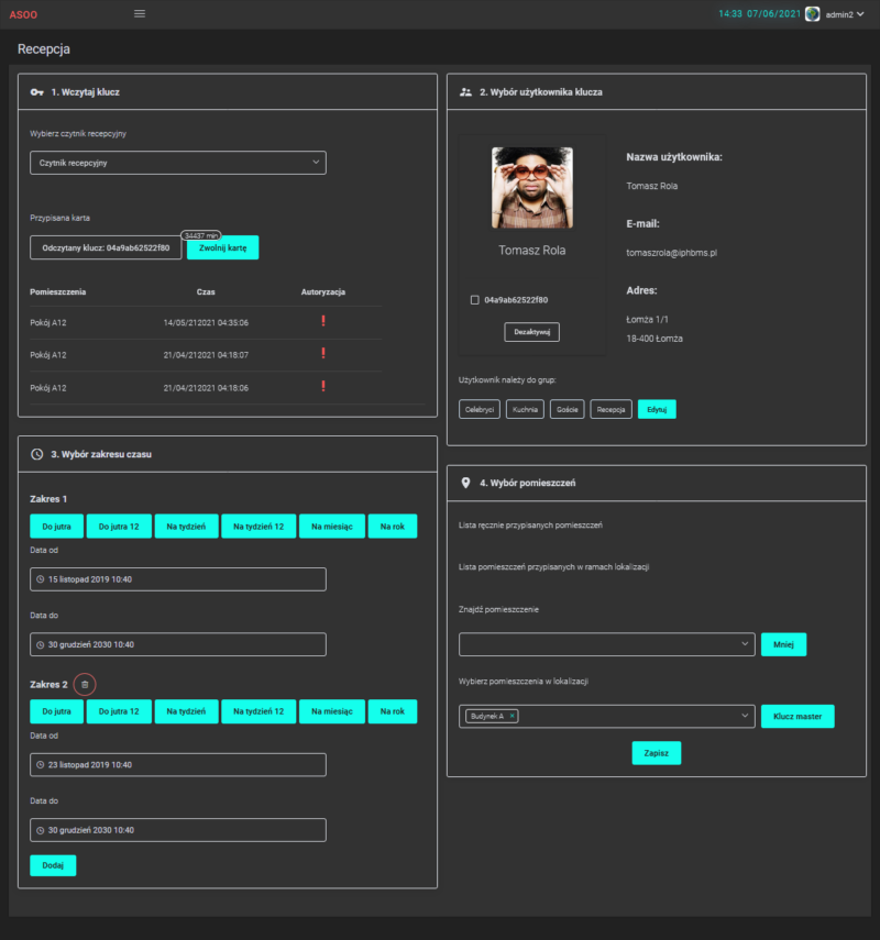 Nowości w ASOO CP 3.5.9.5 Nowy wygląd recepcji - Informatyka ...